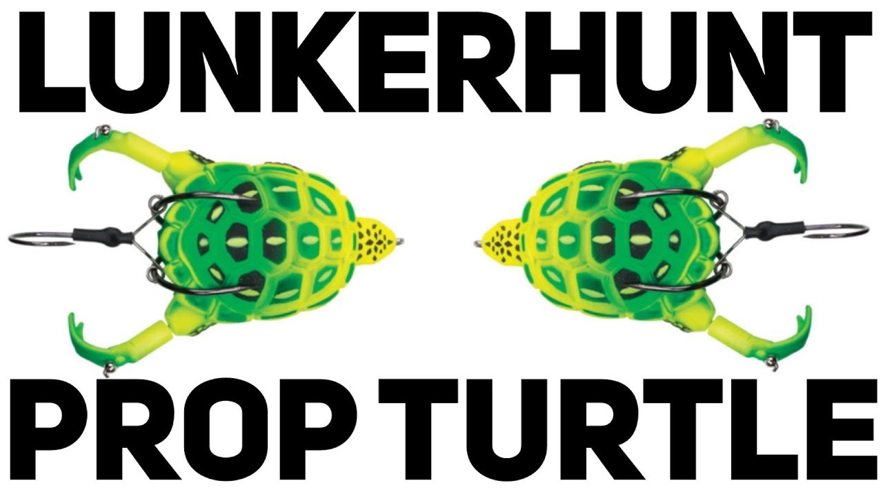 LUNKERHUNT PROP TURTLE REVIEW!!! - YouTube