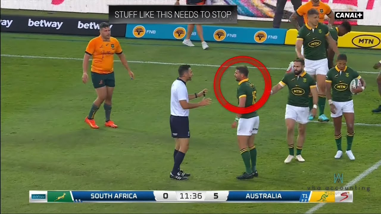 Rugby Referee Analysis: Ben O'Keeffe | Springboks vs Australia 2023 ...