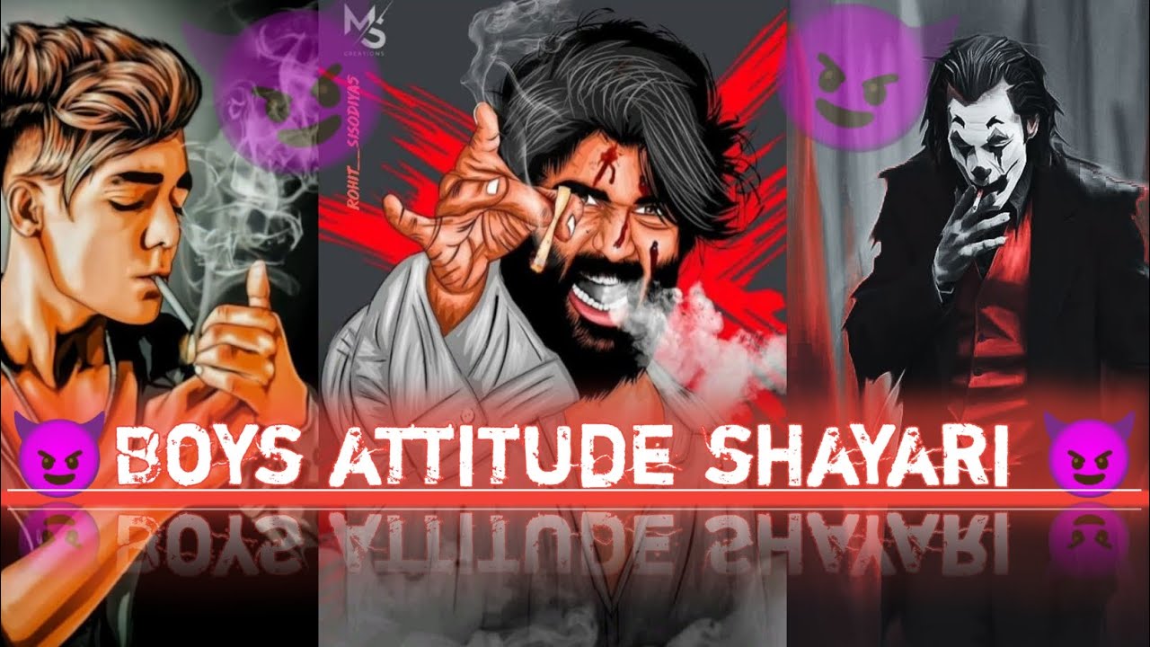 Boys attitude sayeri 😈🔥 II new attitude sayeri video hindi II #youtube ...