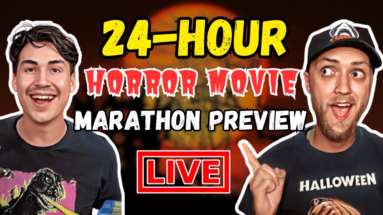 24-HOUR HORROR MARATHON PRE-GAME | Music Box of Horrors Line-up ...