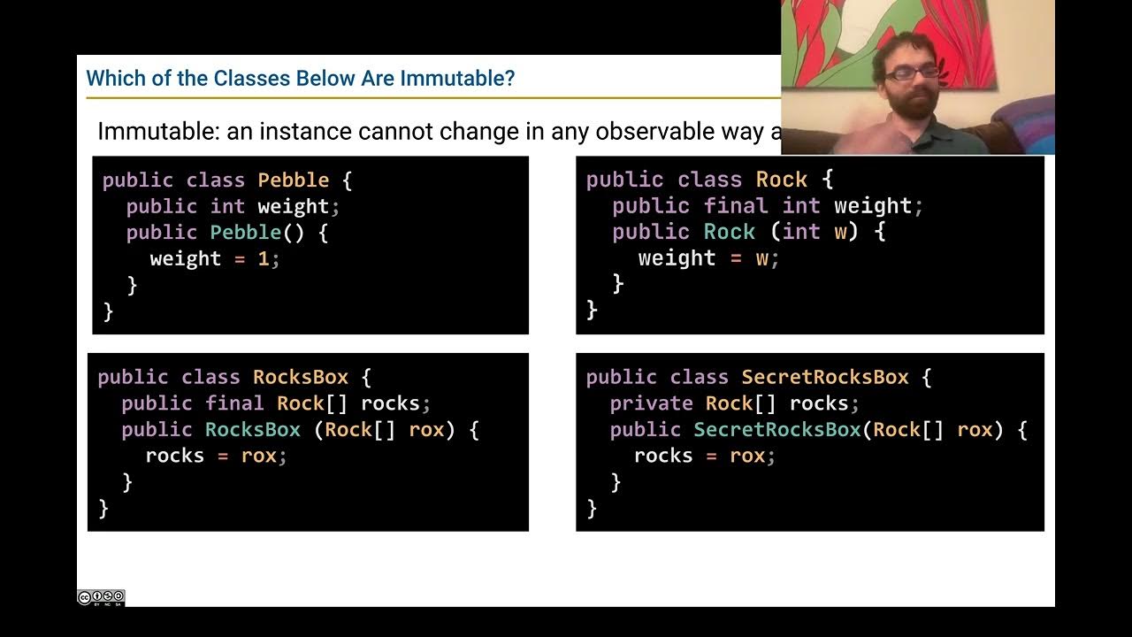 CS61B - Hashing 2 - Video 6 - Mutable vs. Immutable Types - YouTube