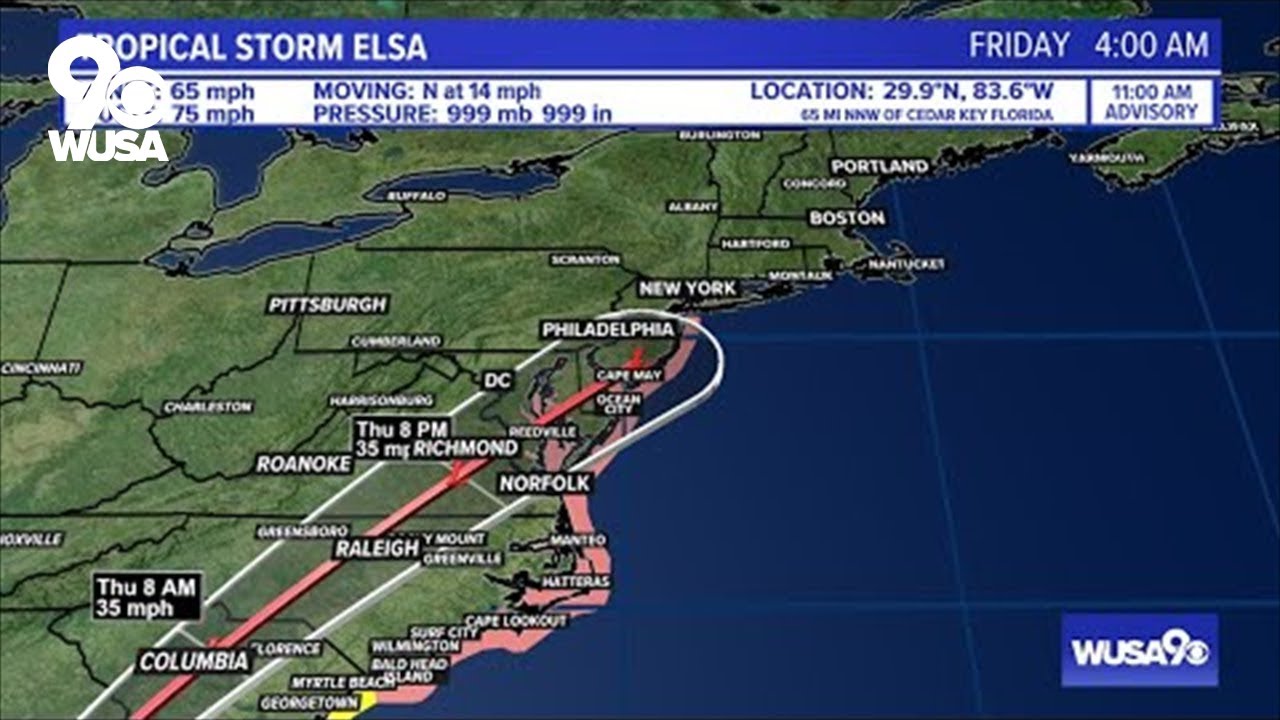 Tropical Storm Watch for Calvert, St. Mary's. Here's when it will ...