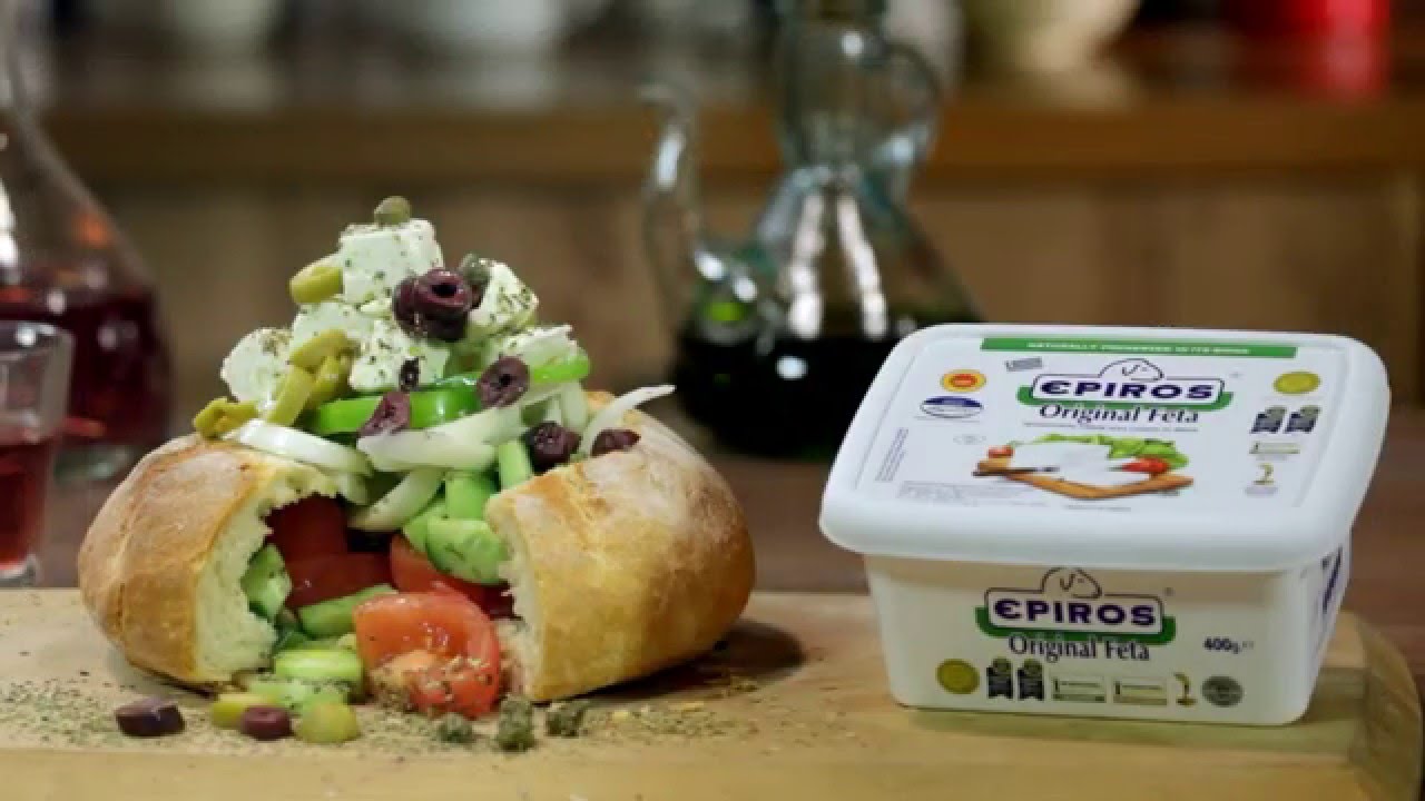 Epiros Recipe I Greek Salad - YouTube