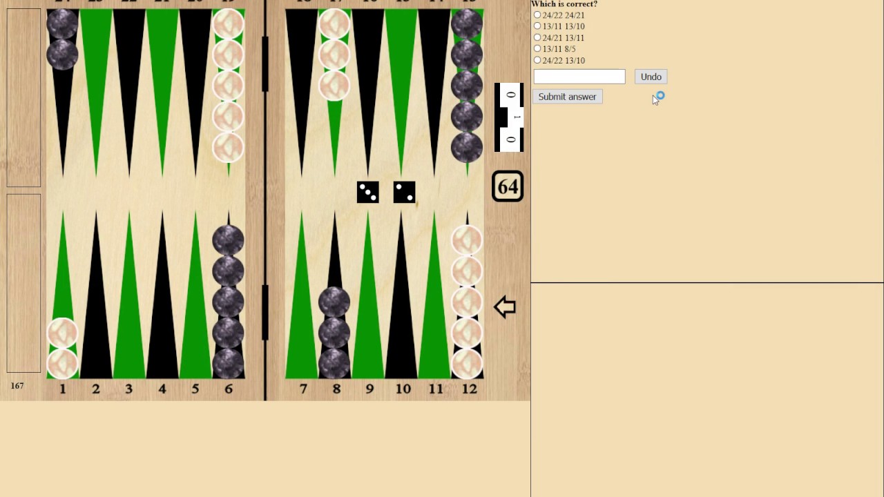 Backgammon Studio Opening training - YouTube