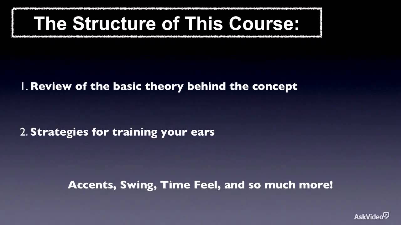 Ear Training 103: Rhythm Listening Skills - 1. Introduction - YouTube