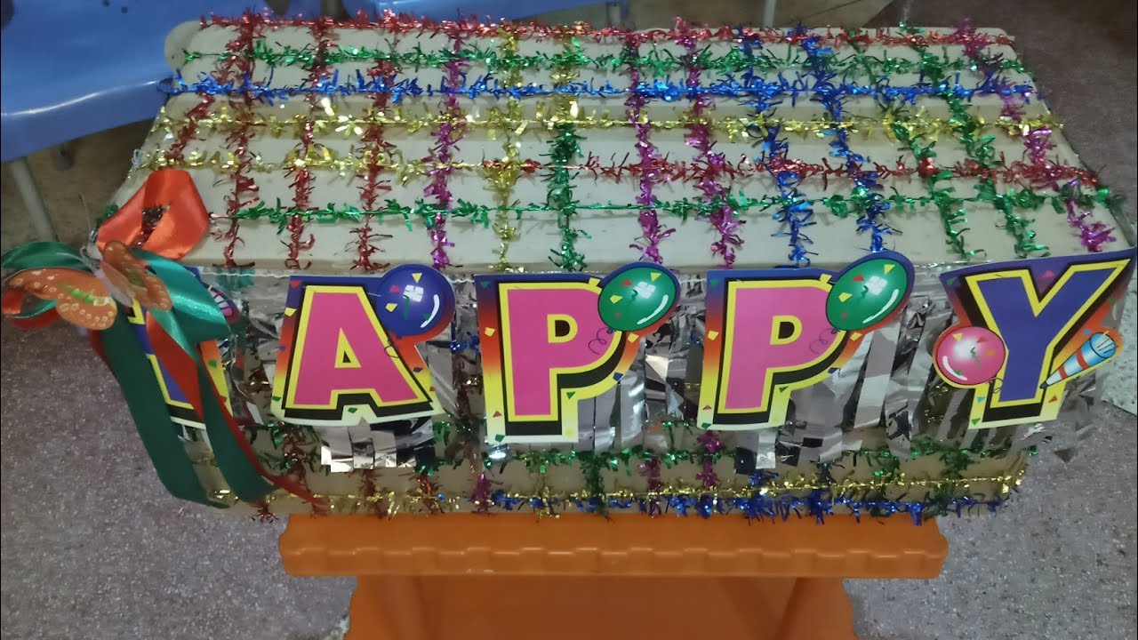 DIY gift packing / Big box gift packing idea - YouTube