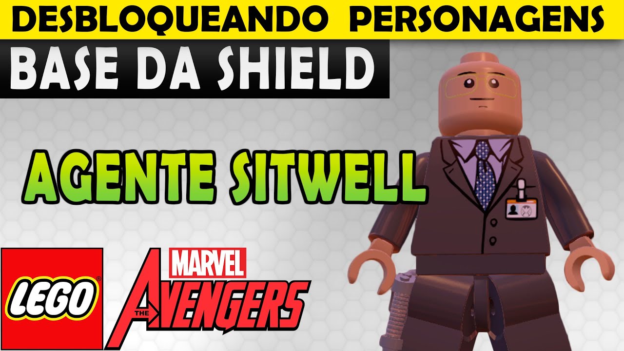 LEGO Marvel Vingadores | BASE DA SHIELD | COMO DESBLOQUEAR Agente ...