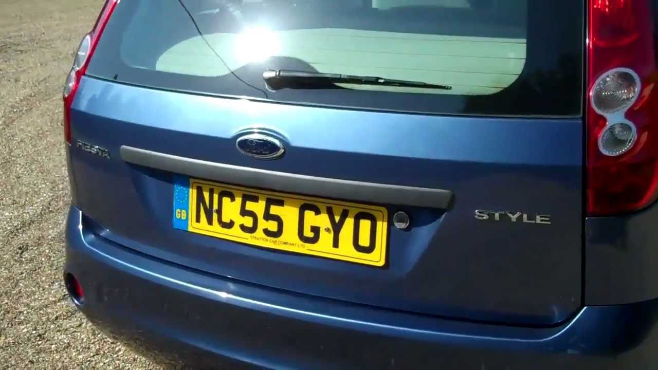 06-55 Ford Fiesta Style 1.2cc 5dr Hatchback For Sale - YouTube