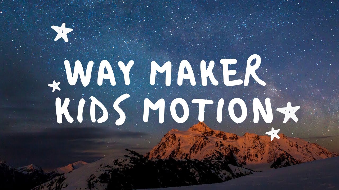 Way Maker - Kids Church Worship Motions - YouTube