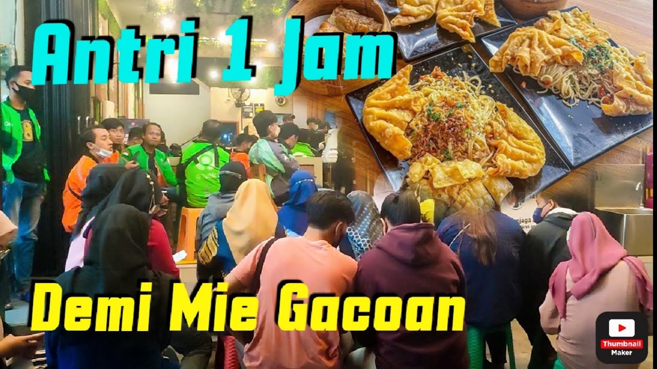 SEENAK APA SIH? ANTRIAN GOJEK SAMPAI MELUBER DIJALANAN ||SPESIAL MIE ...
