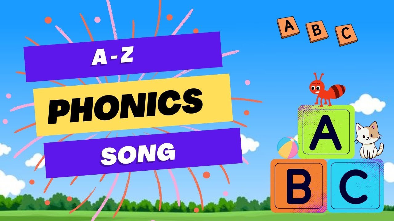 Phonics song with two words | phonics song abcd | alphabet phonics ...