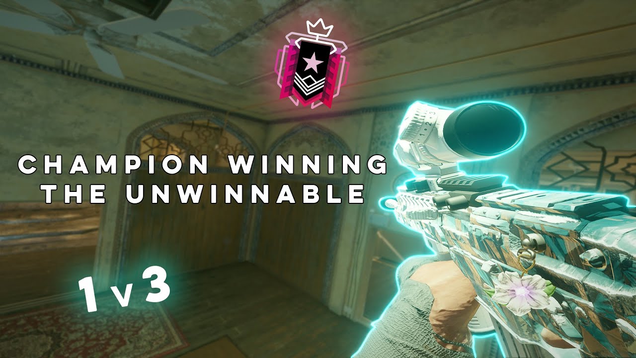 CHAMPION WINNING THE UNWINNABLE Ranked Highlights - Rainbow Six Siege ...