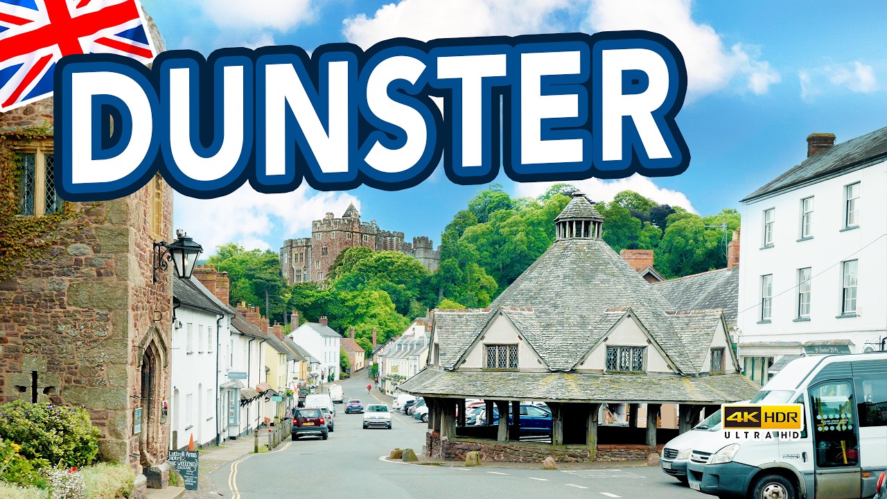 DUNSTER | Exploring the medieval village of Dunster Somerset - YouTube