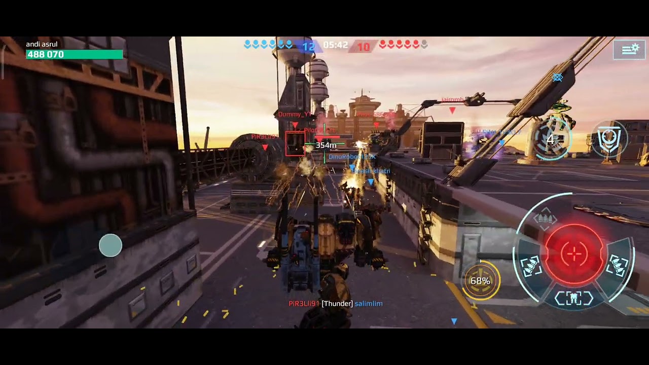 war robot kali ini harus menang - YouTube