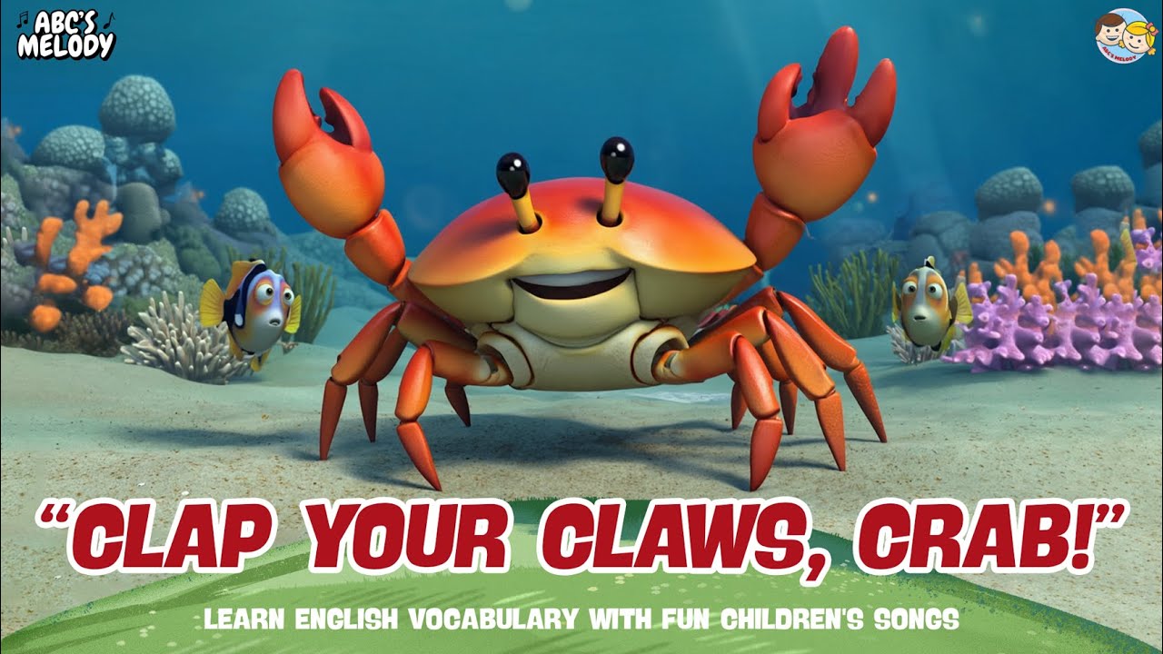 “CLAP YOUR CLAWS, CRAB!” - CRAB SONG | Fun Kids Songs & Nursery Rhymes ...