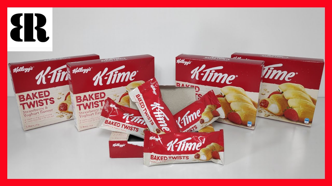 Kellogg's K-Time Baked Twists Unboxing | Delicious Low in Fat Fibre Bar ...
