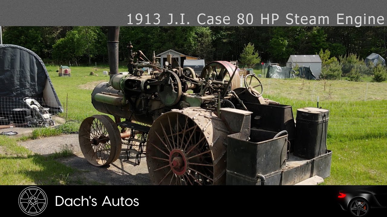 80HP Case Steam Engine! - YouTube