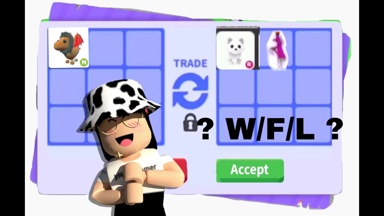 ? W/F/L ? Roblox adopt me and adopt me custom pets - YouTube