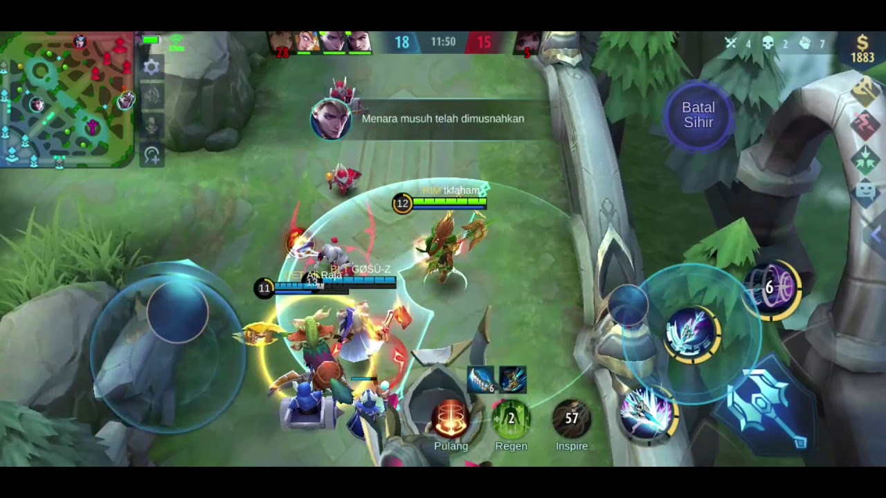 Game play alpha (MCL)skin FIERCE DRAGON - YouTube