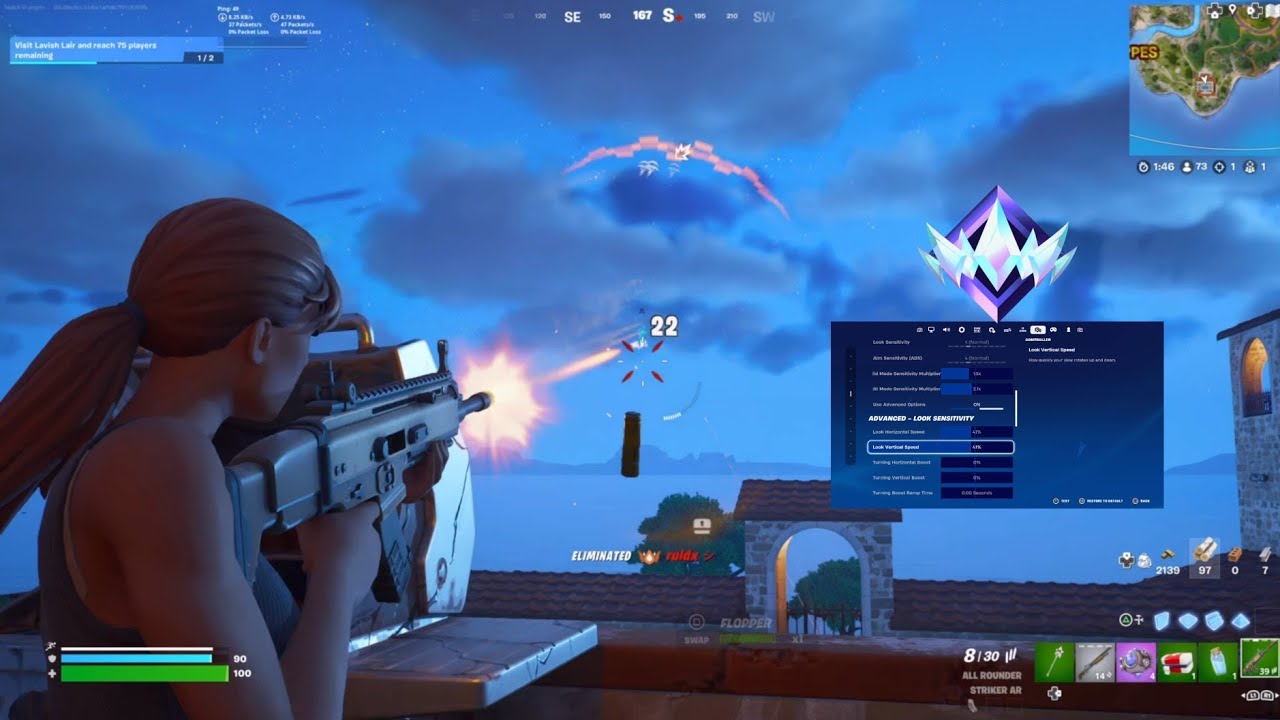 New Best Console Controller Settings + Unreal Ranked Highlights (4K ...