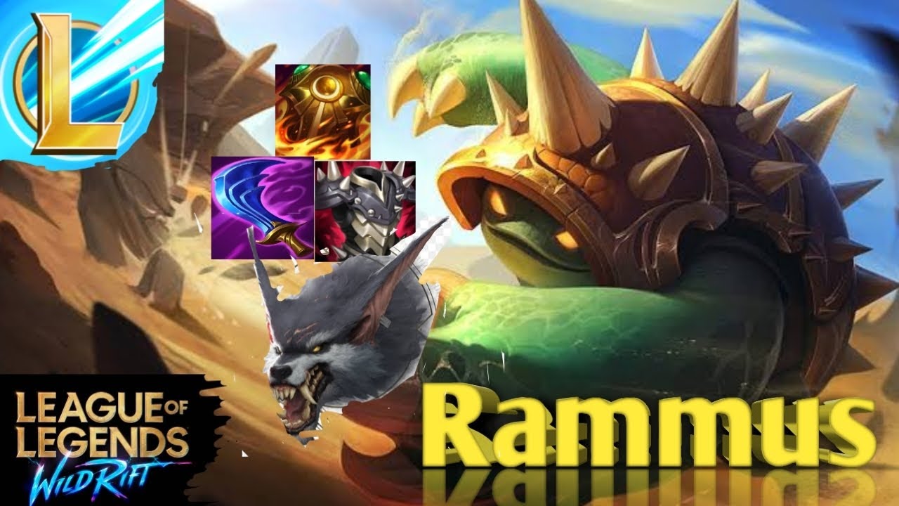 Wildrift - Rammus Come-Warwick's🦔 - YouTube