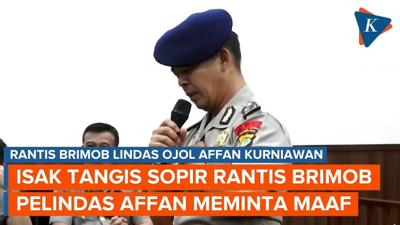 [FULL] Isak Tangis Sopir Rantis Brimob Pelindas Affan: Tak Niat ...