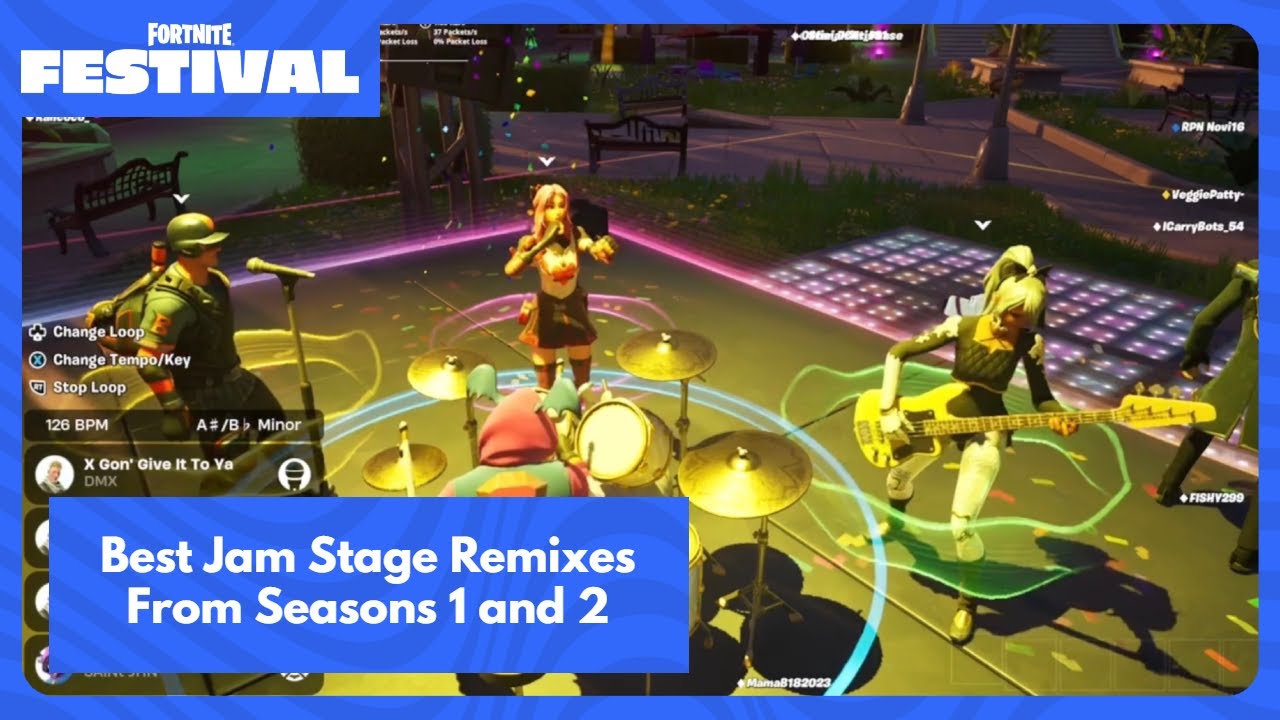 Best Jam Stage Remixes From Seasons 1 and 2 - Fortnite Festival - YouTube