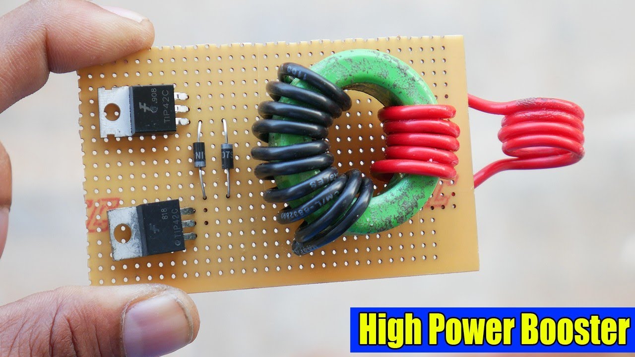 2 High Power Boosters Circuit | Instant Heater - YouTube