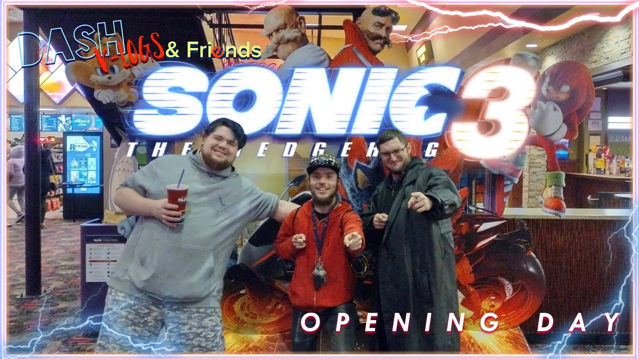 Sonic The Hedgehog 3: A Movie Vlog! | Dash V-Logs with Friends [2024 ...