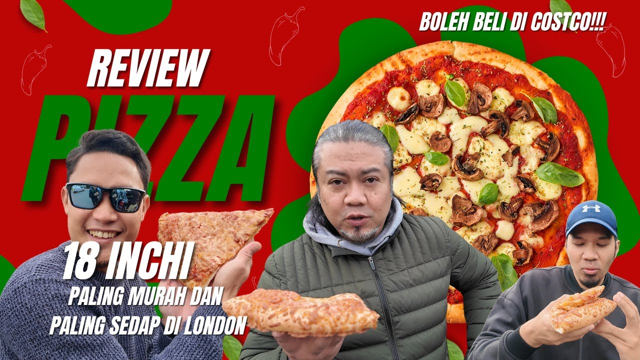 Review makan Pizza 18 inci paling besar dan paling murah di Costco ...