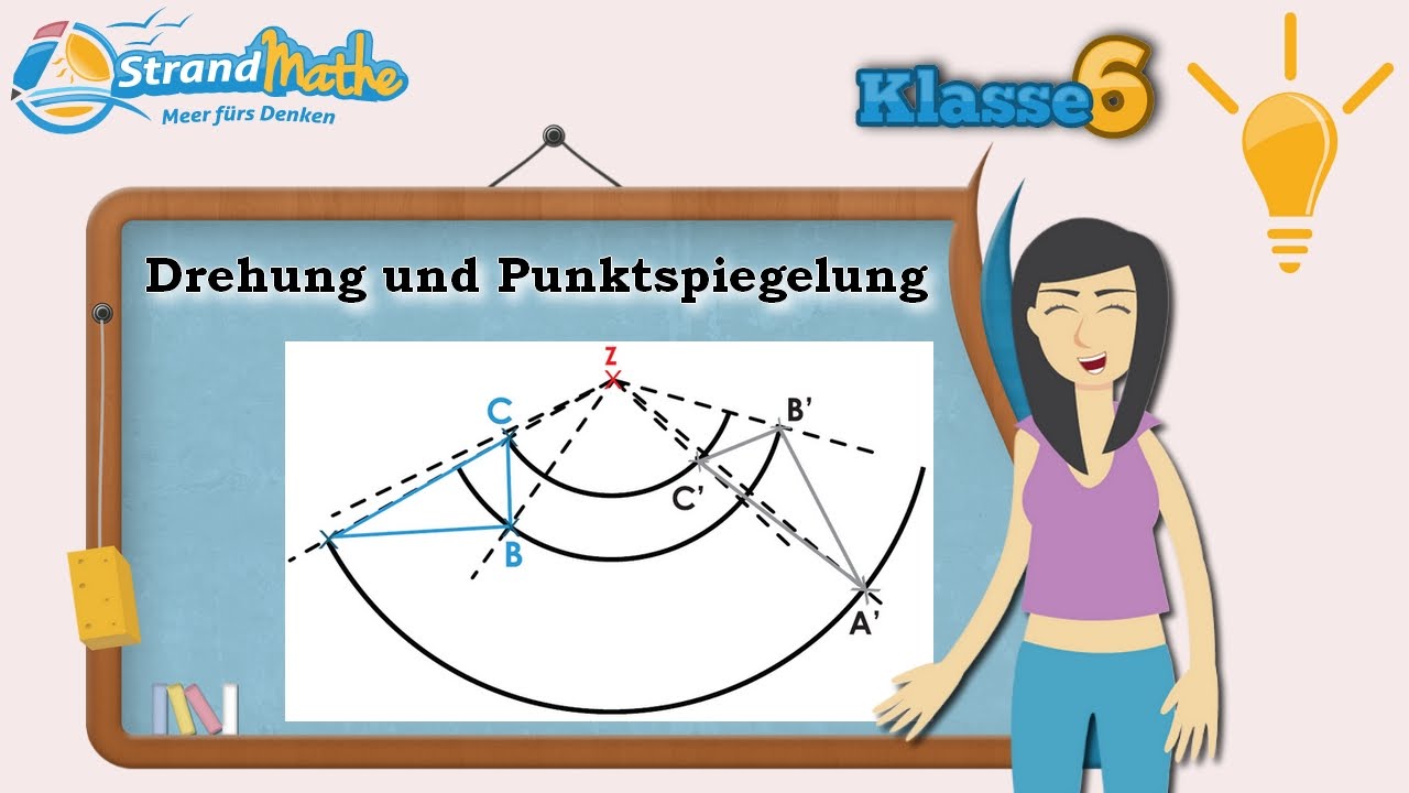 Drehung und Punktspiegelung ǀ Lernwerk TV