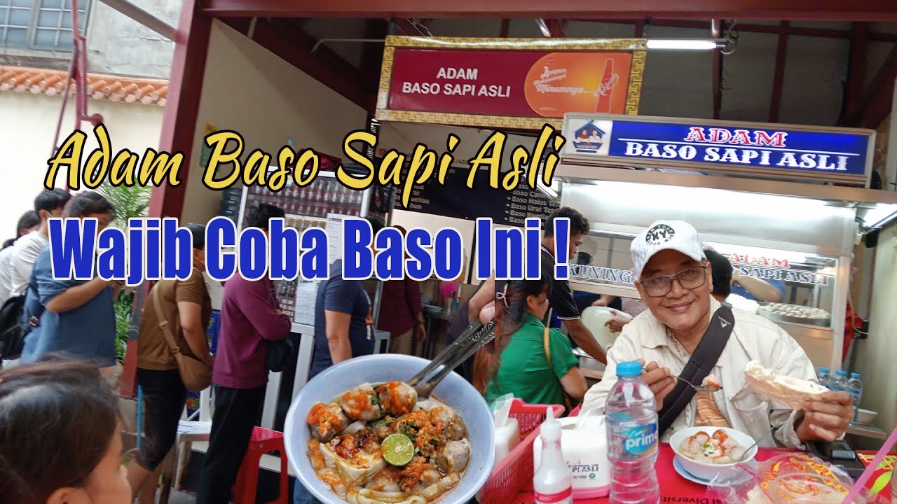 Wajib Coba Baso Ini ! Adam Baso Sapi Asli #basoenak - YouTube