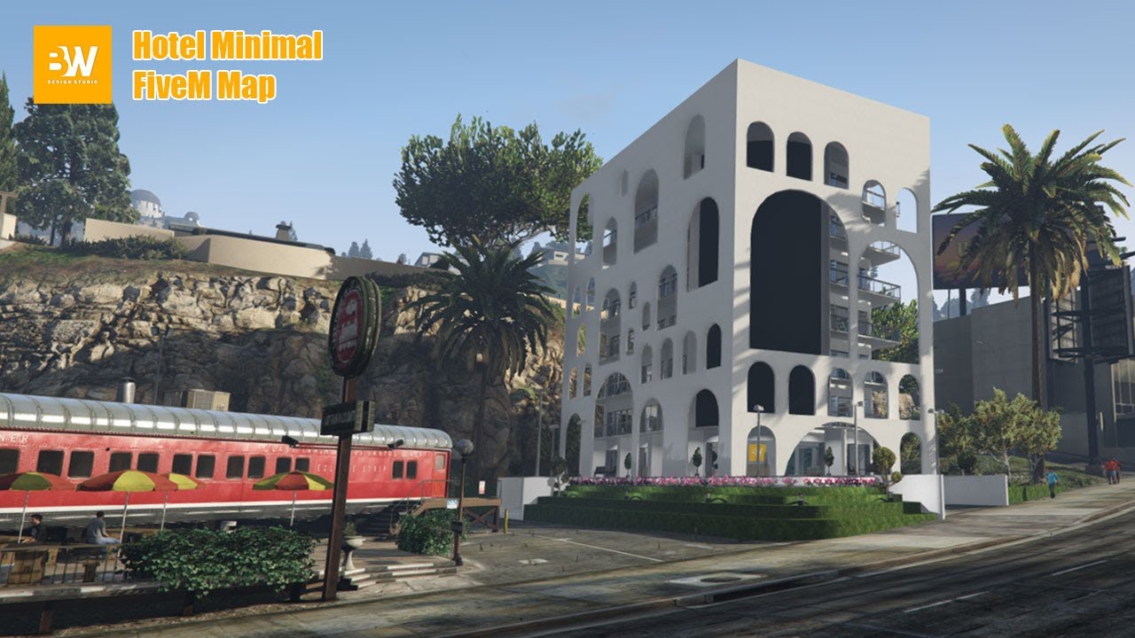 GTA V | FiveM Maps | Hotel Minimal By SINO BABWAA STUDIO - YouTube