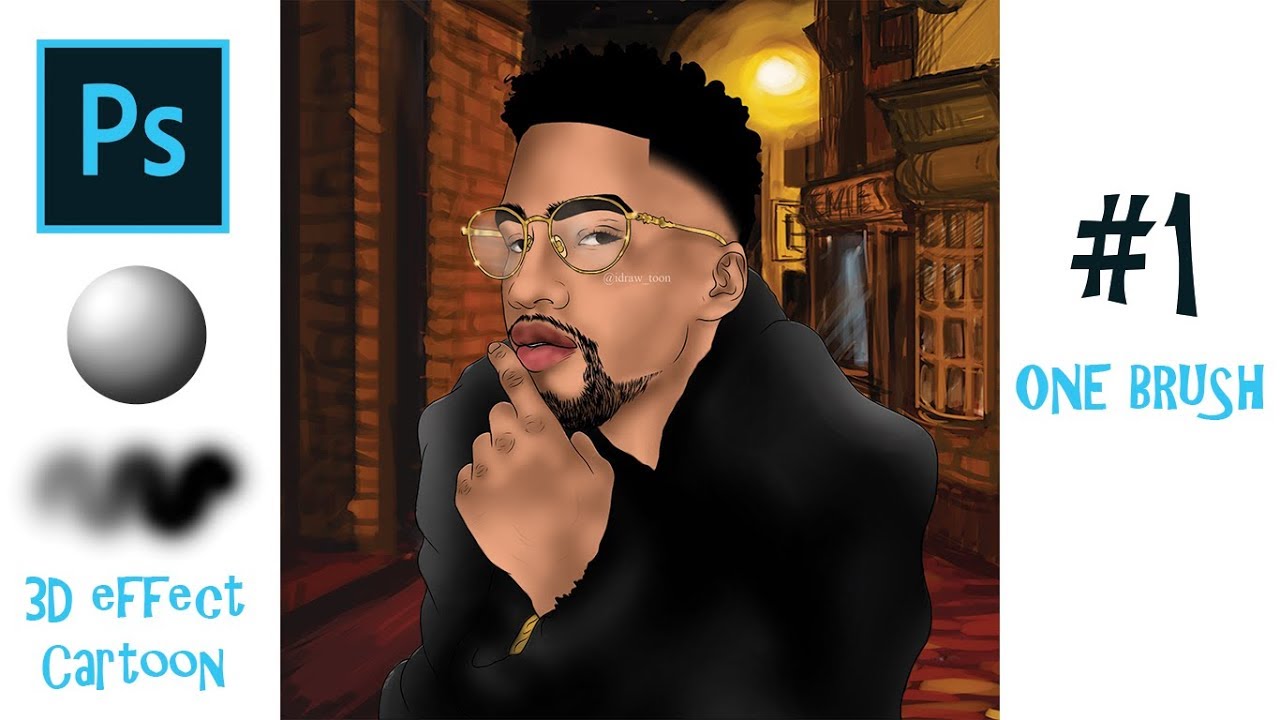 HOW TO MAKE REALISTIC CARTOON SHADING W/PHOTOSHOP - YouTube