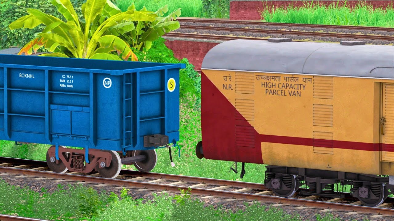ICF PARCEL VAN COUPLING BCNA WAGON | BUMPY RAILROAD | Train Simulator ...