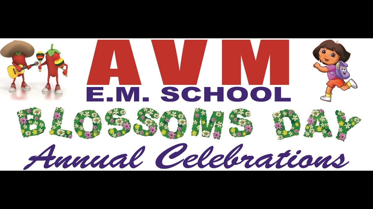 AVM SCHOOL MEGA BLOSSOMS DAY PART2 - YouTube