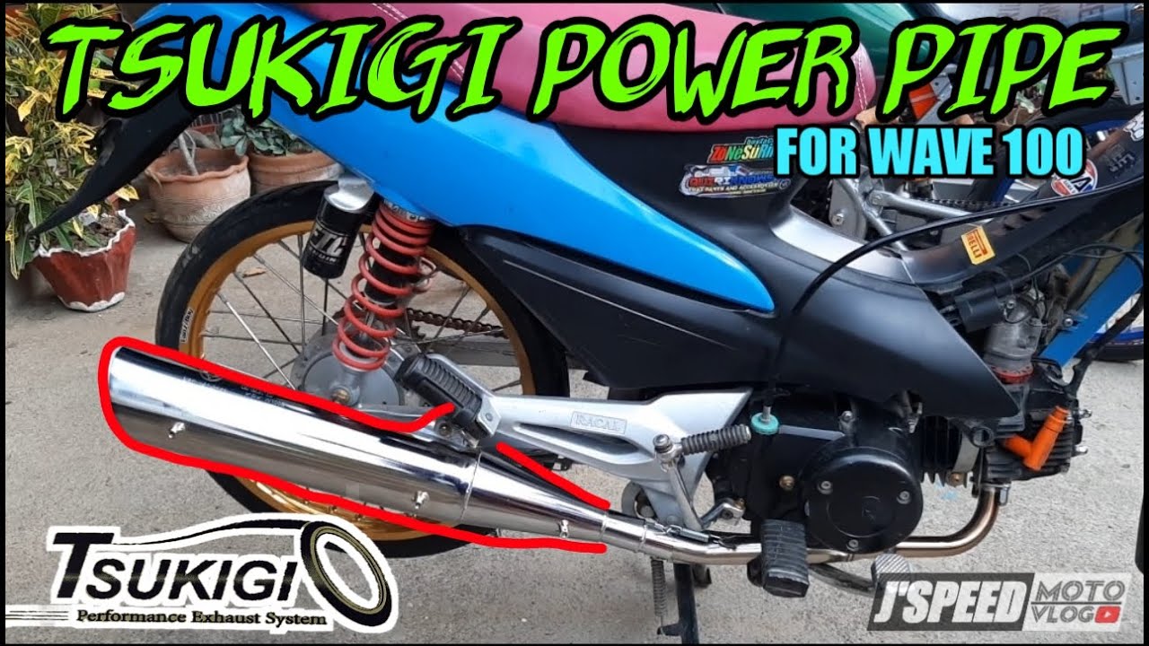 Tsukigi power pipe for Wave 100 (Basic Review & Soundcheck) - YouTube