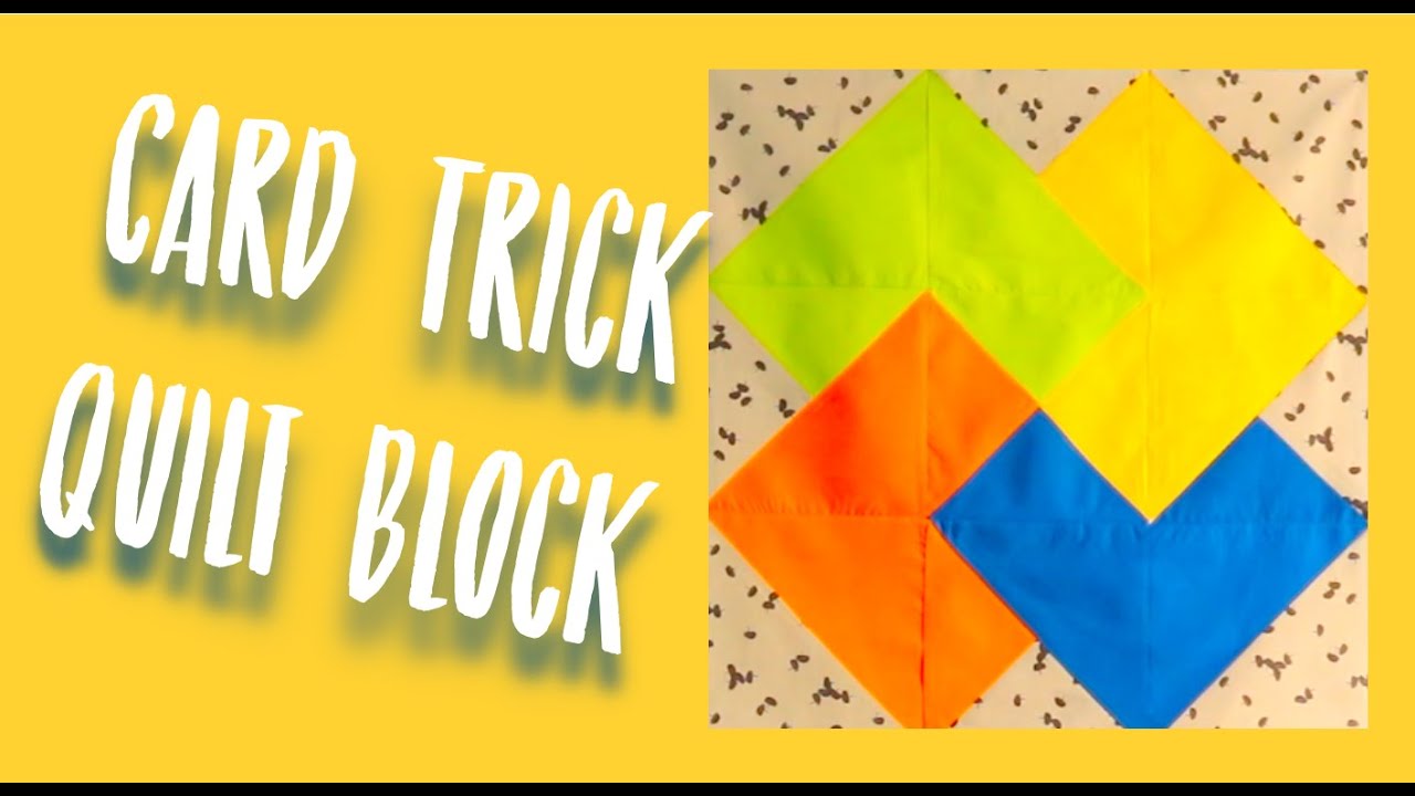 Card Trick Quilt Block - YouTube