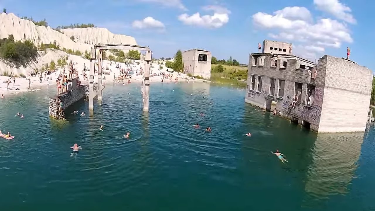 Rummu mine , Rummu karjäär, Карьер Румму - YouTube