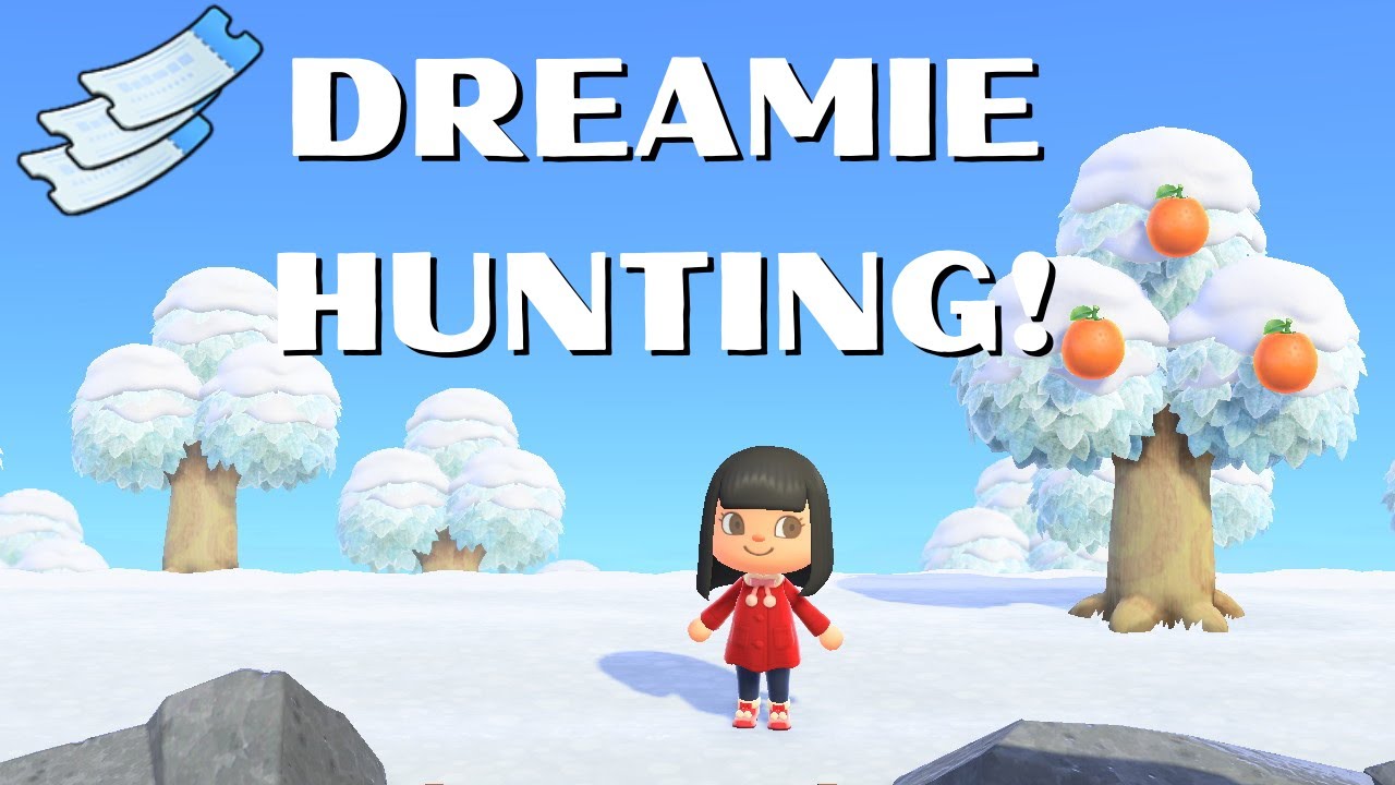 ACNH || Dreamie Villager Hunting and Revealing my New Hair! - YouTube
