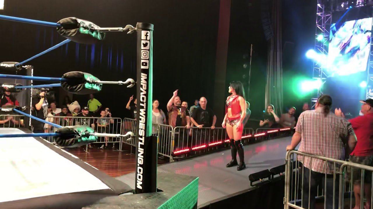Tessa Blanchard vs Dave Crist Impact wrestling TV taping - YouTube