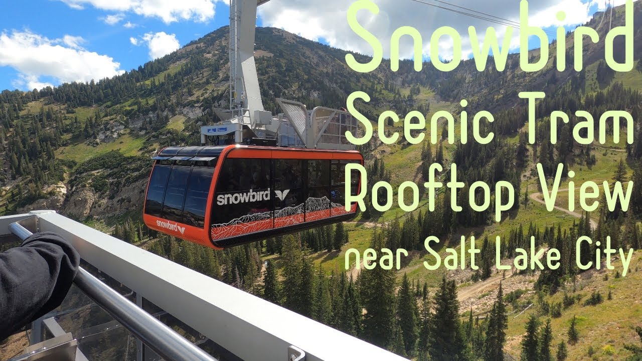 Snowbird Scenic Tram on Rooftop Balcony - YouTube