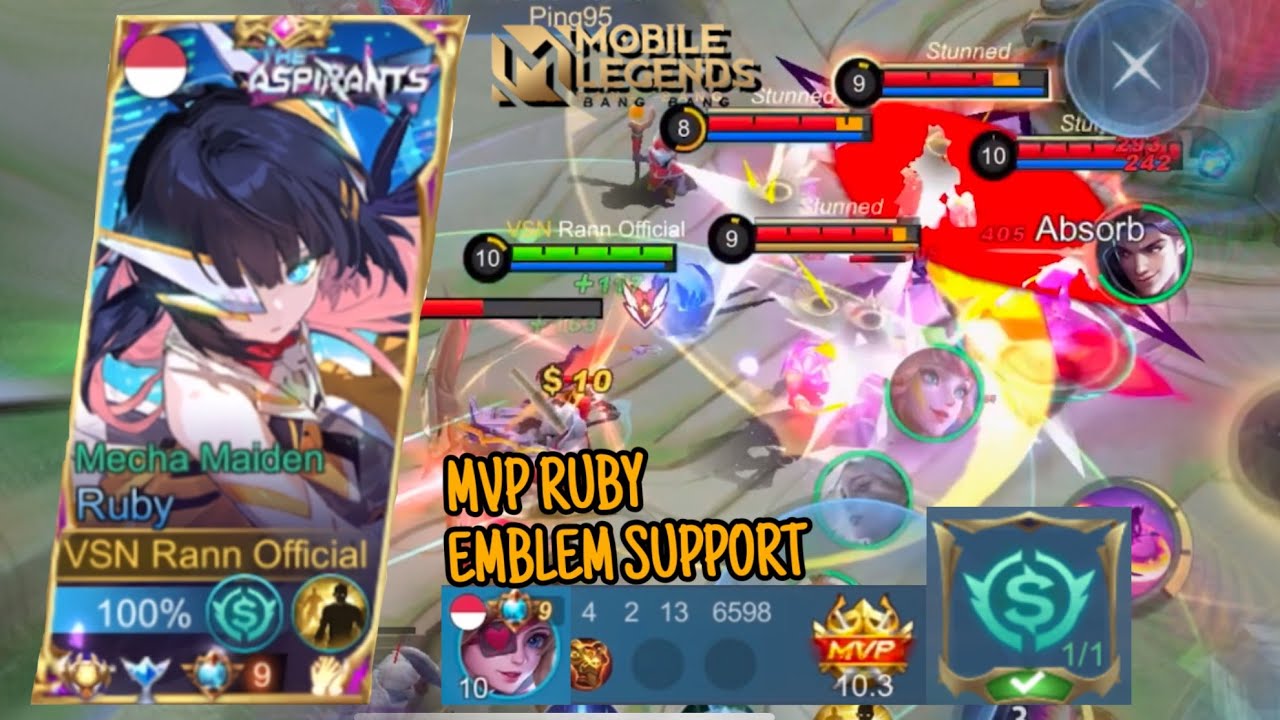 GAMEPLAY MVP RUBY SUPREME INDONESIA | TOP GLOBAL RUBY | MOBILE LEGEND!!! - YouTube