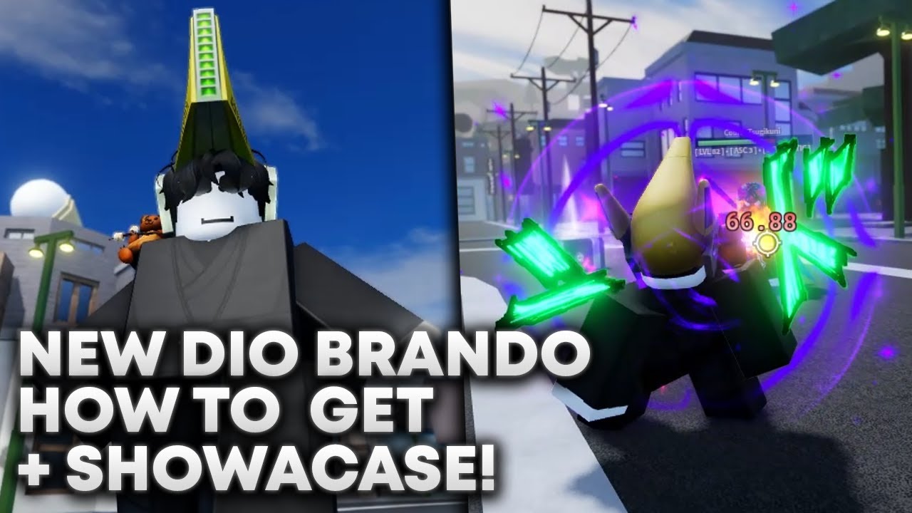 [AUT] NEW DIO BRANDO HOW TO GET + SHOWCASE! - YouTube