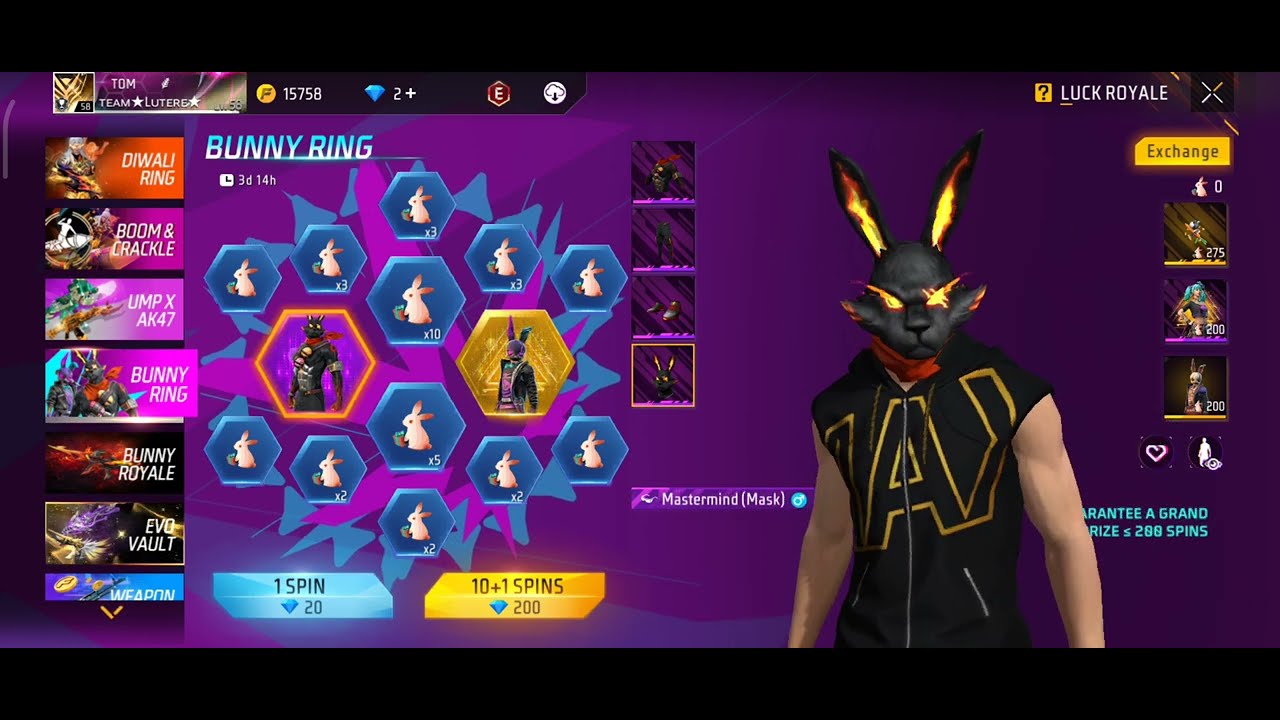 free fire coin spinning 🤔 - YouTube