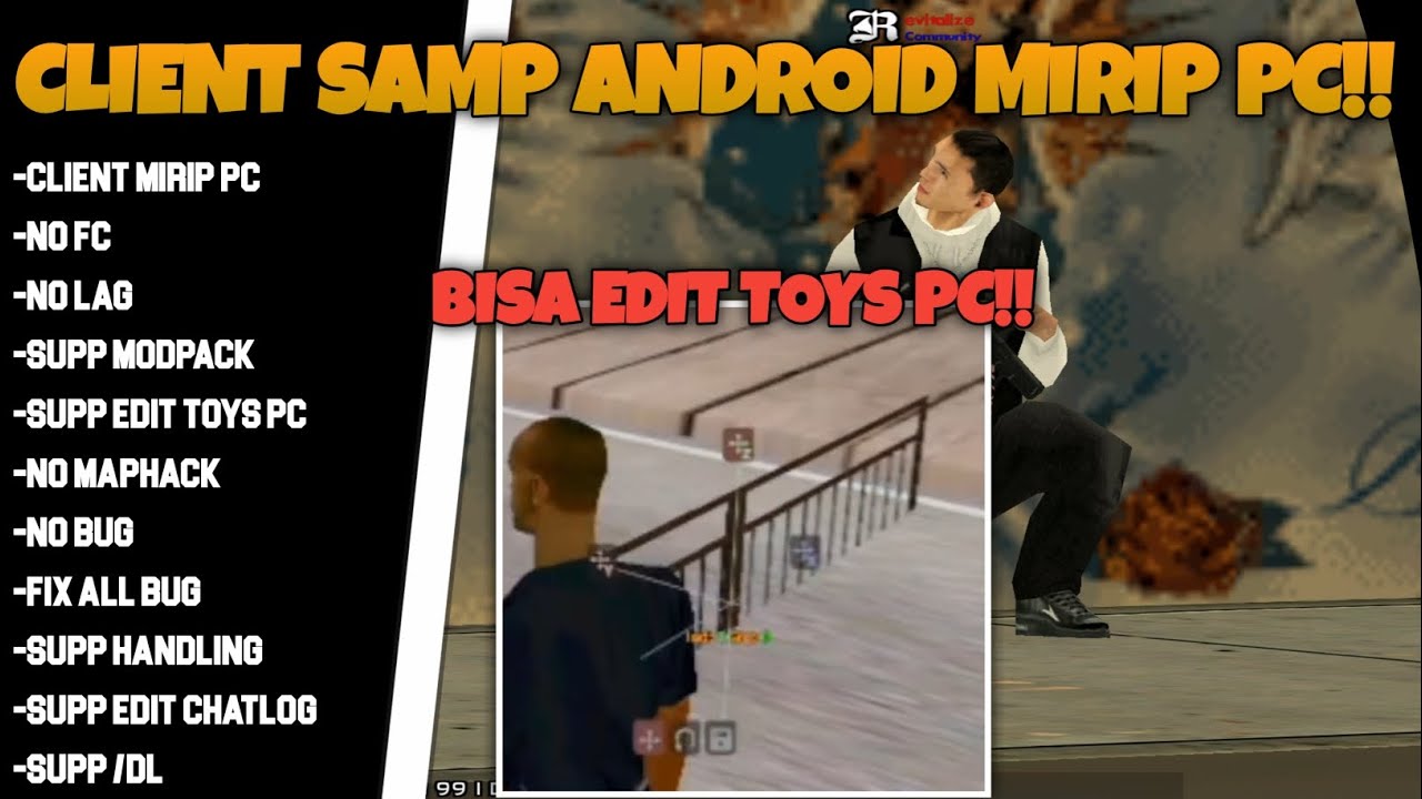 SHARE CLIENT SAMP MIRIP PC!! || CLIENT GTA SAMP ANDROID LIKE PC V11 ...