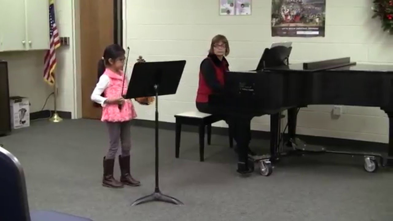 Sarah Violin Recital Dec 2015 - YouTube