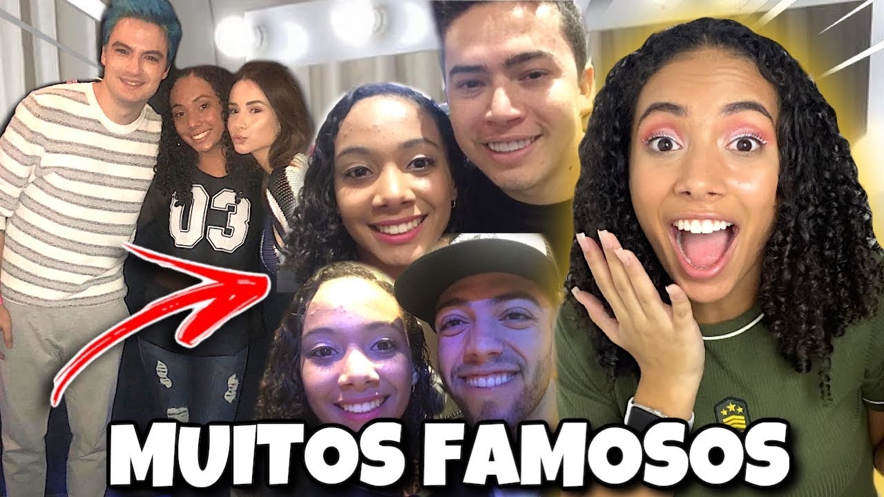 O DIA QUE CONHECI MUITOS FAMOSOS- Felipe Neto, Camila Loures, Maisa ...