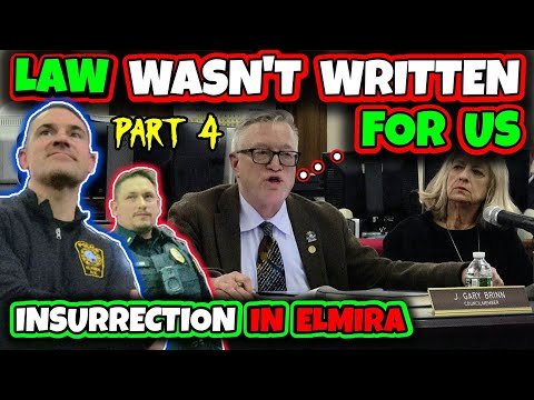 The Law DOESN'T Apply to US! Insurrection in Elmira... #Brinn