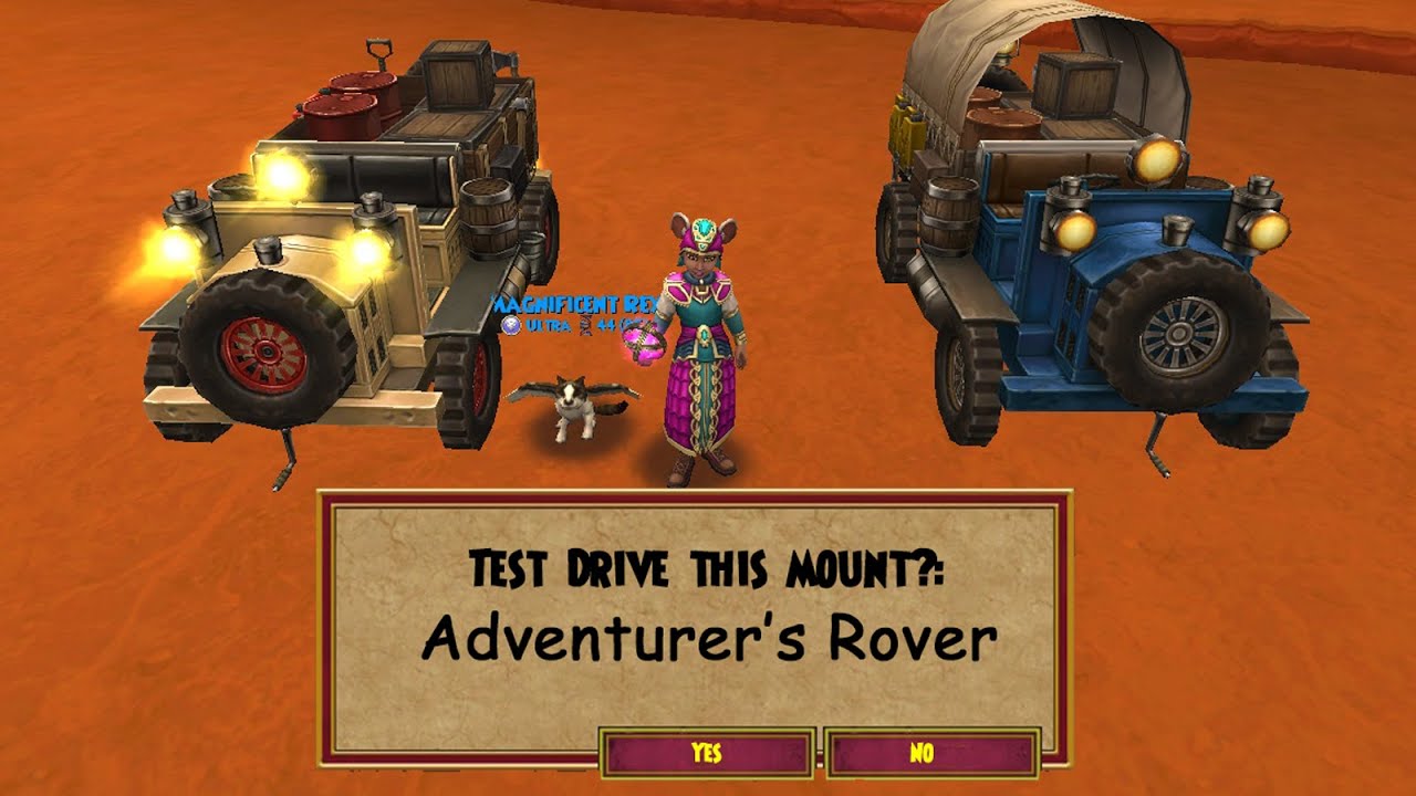 Wizard101: TEST DRIVE MOUNTS ?!? - YouTube